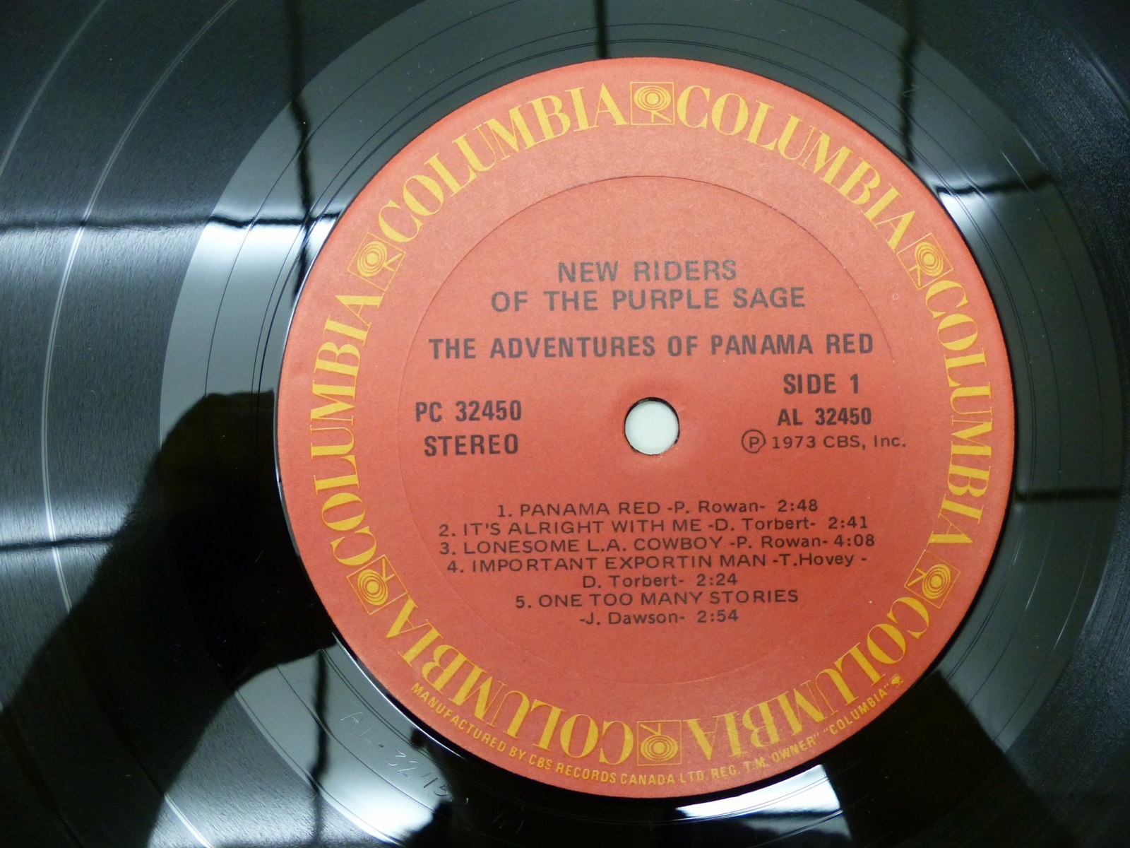 New Riders of the Purple Sage the adventures of panama red LP Record ...