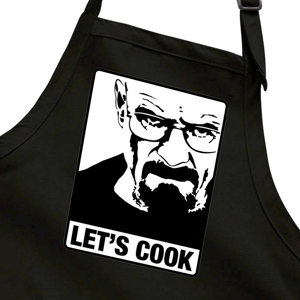 Chefs Apron Gift Let's Cook Funny Breaking Bad Angry Walter White Cool ...