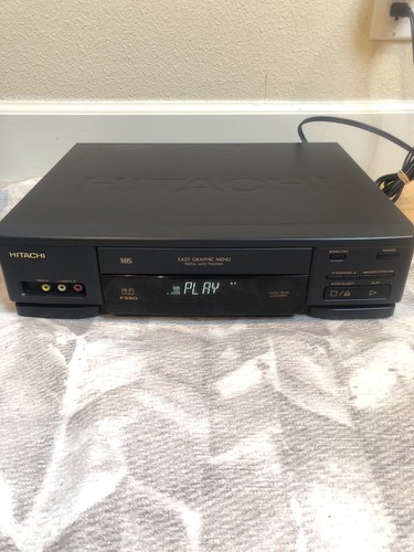 HITACHI VT-F380A VCR VHS Video Player Recorder Vintage Tested, Works ...