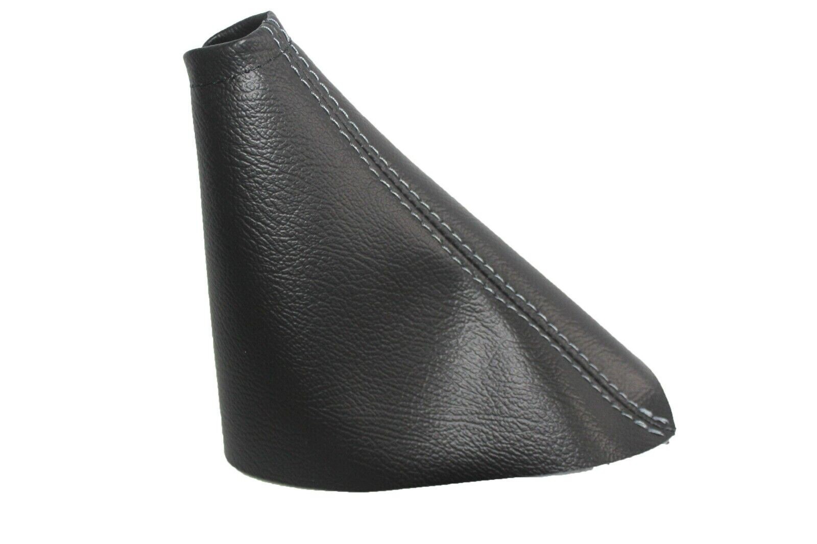 Black w/Gray Stitch Real Leather Emergency Brake Boot For 10-15 ...