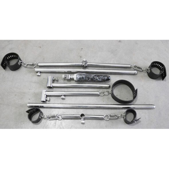 Bondage Steel Open Leg Bar Plug Hand Ankle Collar Cuffs Restraint Rack ...