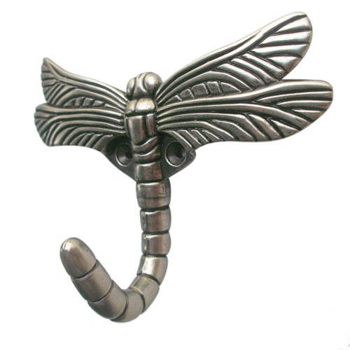 Hallway Towels Holder Wall Mounted Zinc Alloy Coat Hook Rustic Dragonfly Shape | eBay