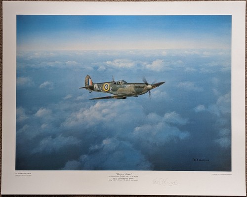 Aviation; Supermarine Spitfire Mk IIA P8088, Signed Pilot P/O ASC ...