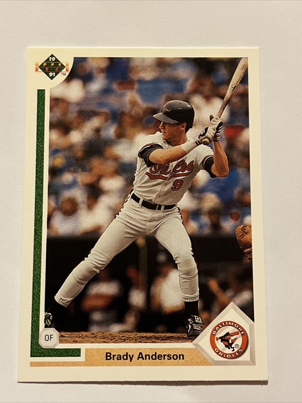 1991 Upper Deck Baseball Brady Anderson Card # 349 Baltimore Orioles | eBay