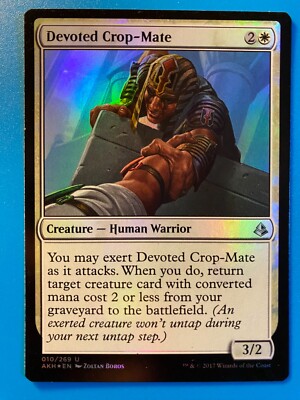MTG 1x FOIL Devoted Crop-Mate Amonkhet Modern Magic the Gathering Card ...