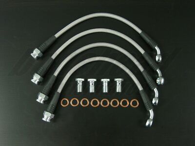 Techna-Fit Stainless Steel Braided Brake Lines 1988-1992 Chevrolet ...