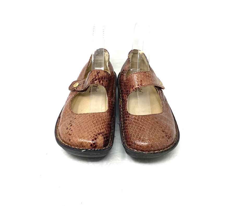 Alegria Paloma Snake Print Mary Janes Women’s Size 5.… - Gem