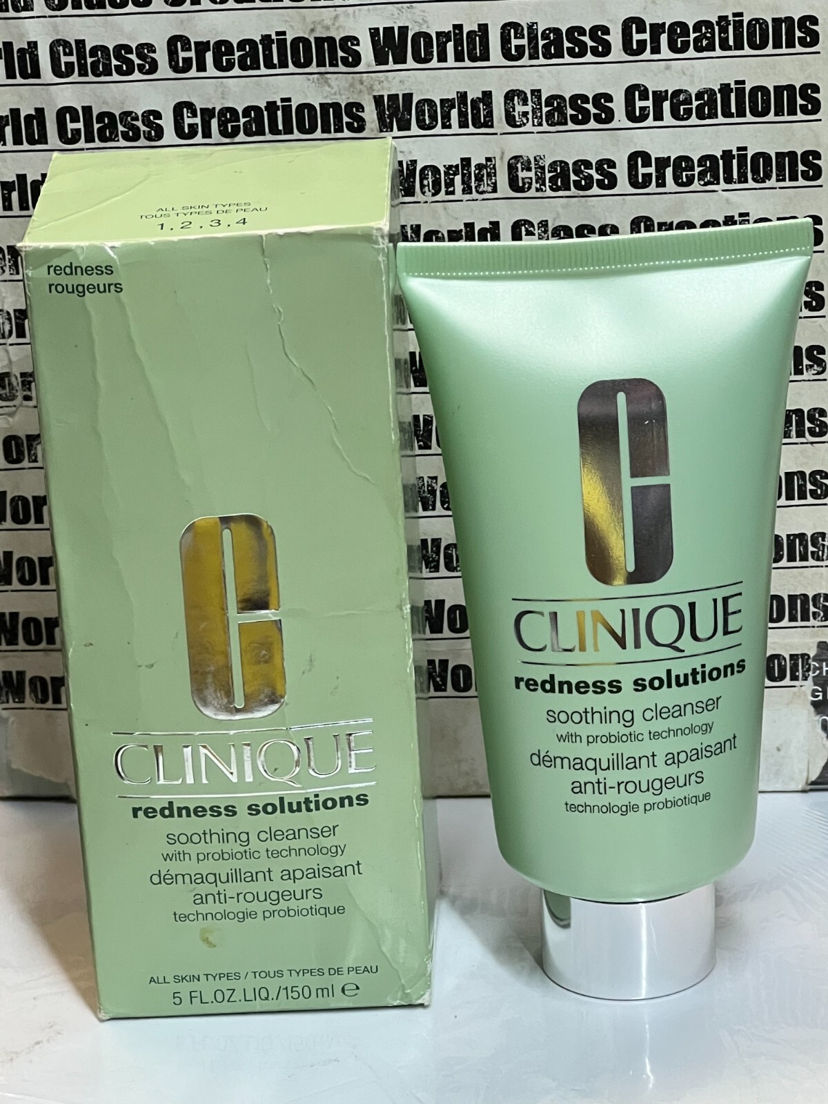 CLINIQUE REDNESS SOLUTION SOOTHING CLEANSER - 5 OZ/150 ML IN BOX-ALL ...