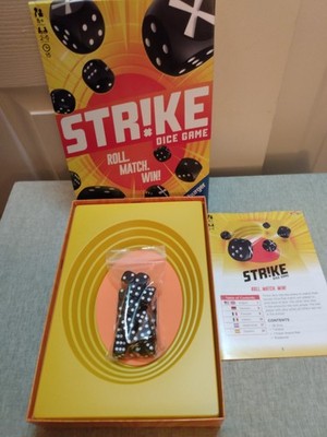 Ravensburger 2020 Strike Dice Game Roll Match Win 100% Fully Complete ...