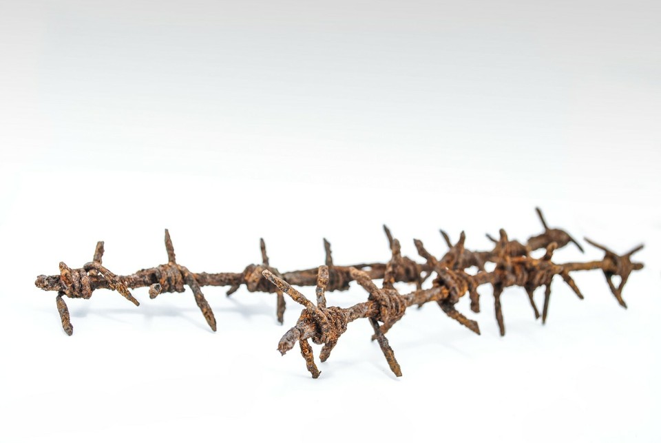 WW1 Barbed Wire (Rusty relic) - WWI German Militaria Original Period ...