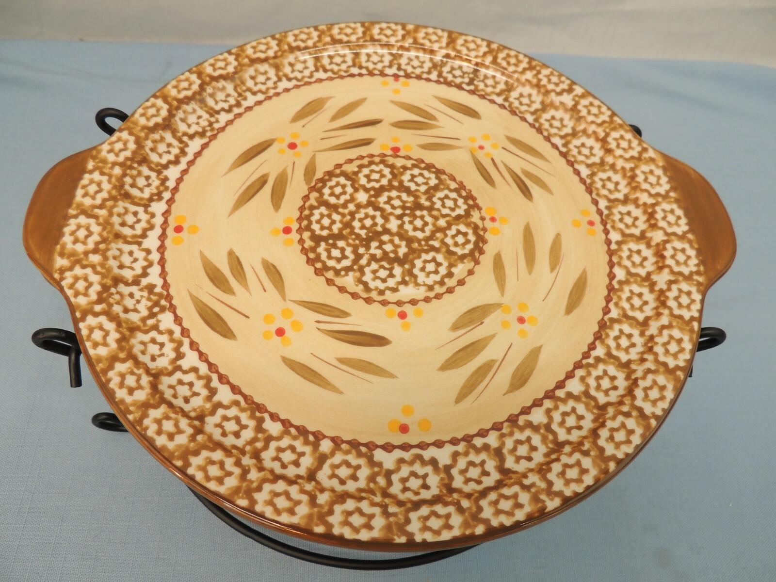 TEMPTATIONS PRESENTABLE OVENWARE CASSEROLE DISH OLD WORLD 2 QUART PPP ...