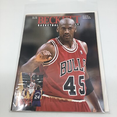 Beckett Magazine MICHAEL JORDAN Cover May 1995 Chicago Bulls Basketball ...