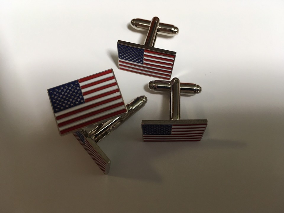 american flag cuff links flag cufflinks American flag cufflinks silver ...