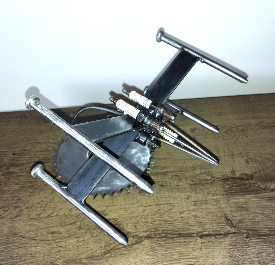 Star Wars X Wing Fighter Scrap Metal Art Steampunk | eBay