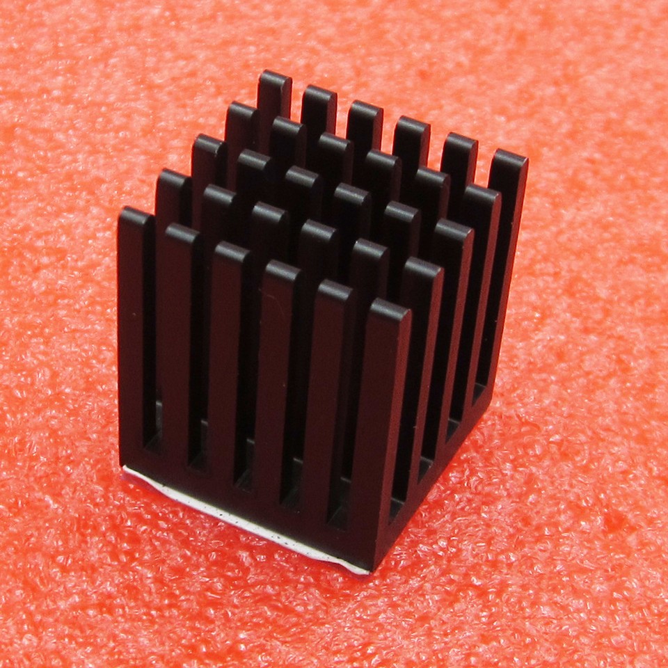 IC Heat Sink Aluminum 22*22*20mm 3M8810 ADHESIVE 22*22*20mm Cooling Fin ...