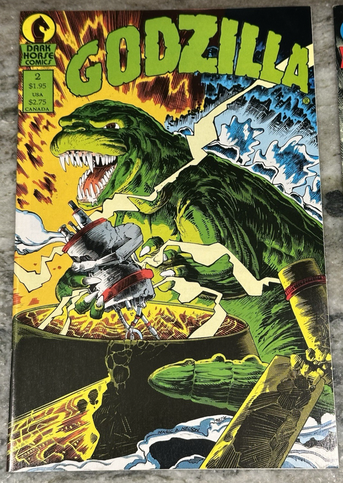GODZILLA #1-5 OF 6 (1988) DARK HORSE COMICS 1,2,3,4,5 GODZILLA COLOR ...