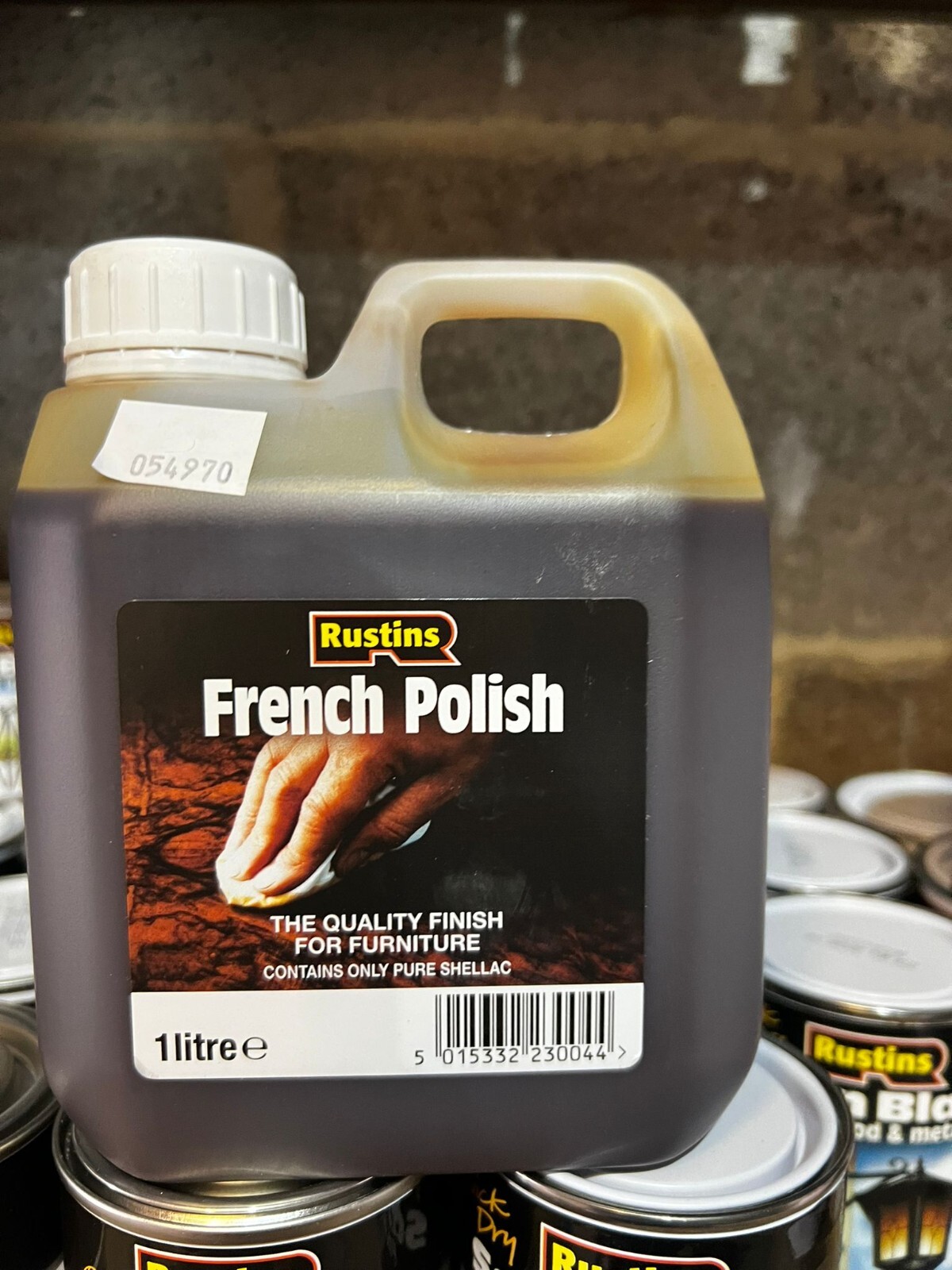 Rustins French Polish Pure Shellac Wood Gloss Polish 125ml/ 300ml ...