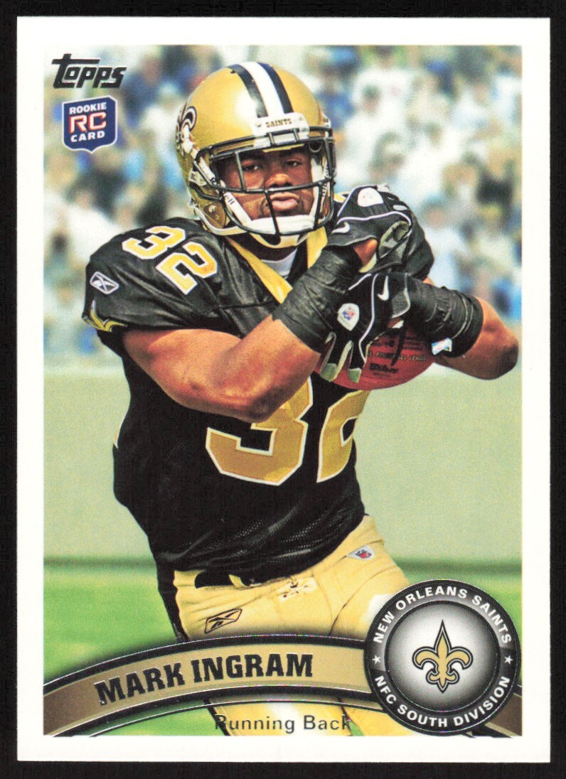 2011 Topps Rookie Autographs Mark Ingram RC #426 New Orleans Saints | eBay