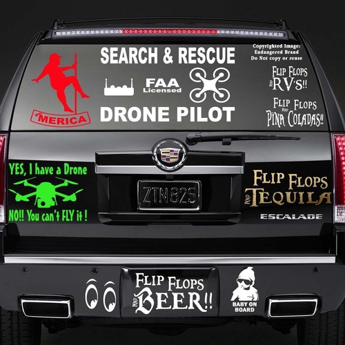 Drones Search and Rescue FAA Sticker Decal DJI Yuneec Syma Mavic | eBay