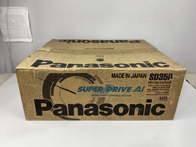 Panasonic NV-SD350 Multisystem VHS Video VCR Super Drive NEW Sealed Box ...