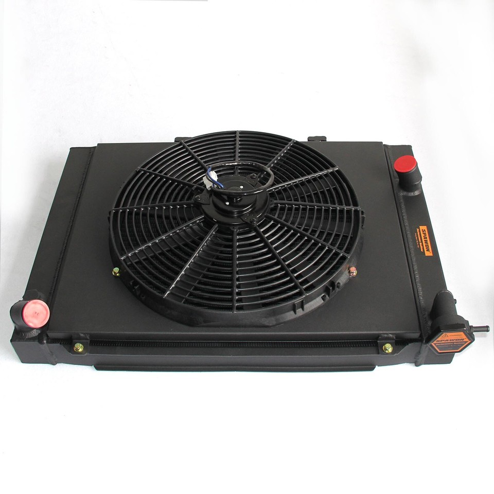 3Row Fit 1979-86 HOLDEN COMMODORE VB VC VH VK V8 SPAWON Radiator + Fan ...