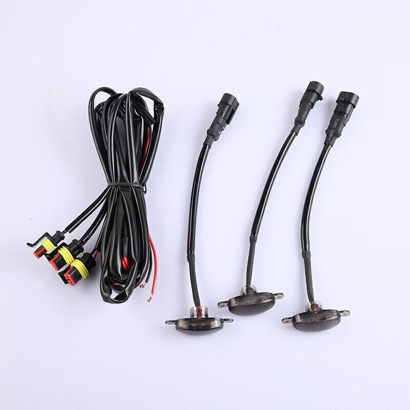 For Toyota FJ Cruiser 07-14 Raptor Style White LED Lamps Front Grill ...