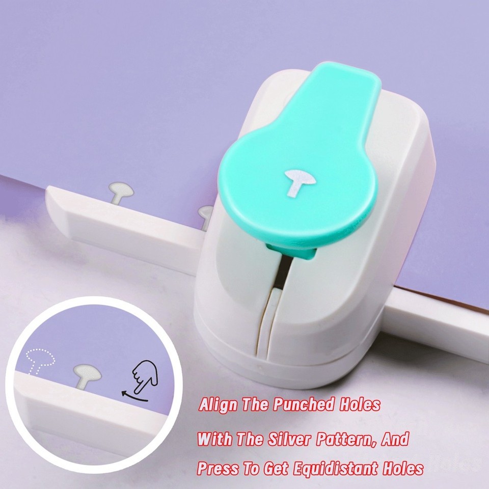 Portable Manual Single Hole Multi-Function Puncher for Loose Leaf ...