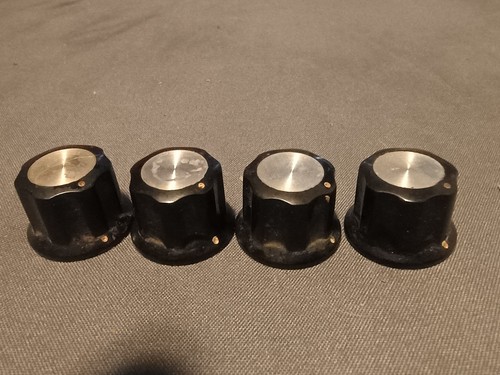 (4) Kustom Tuck N Roll Amp Knobs Vintage Rare Guitar Bass Replacement Parts Good | eBay