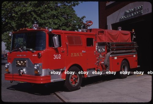 FDNY Engine 302 1978 Mack CF pumper Fire Apparatus Slide | eBay
