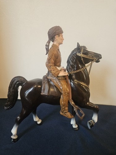 Breyer Davy Crockett & Plum/Black Fury Prancer Complete Set 1950s. | eBay
