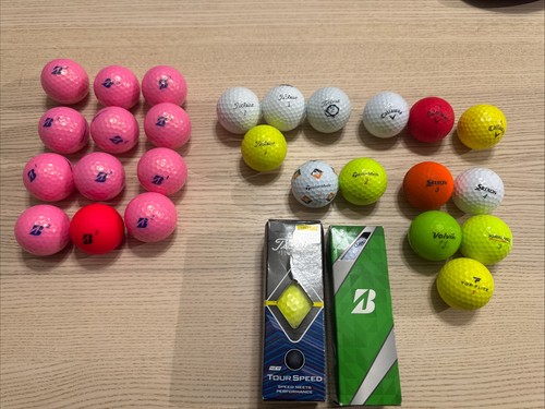 Golf Balls Mixed Brands Titleist, Callaway, Bridgestone 32 Balls, See ...
