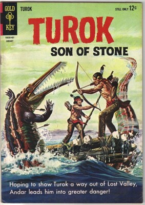 Turok Son Of Stone Comic Book #37 Gold Key Comics 1964 NICE COPY E | eBay