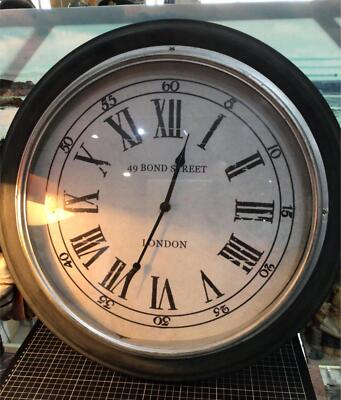Vintage Collectable 49 Bond street London Battery Operated Wall Clock ...