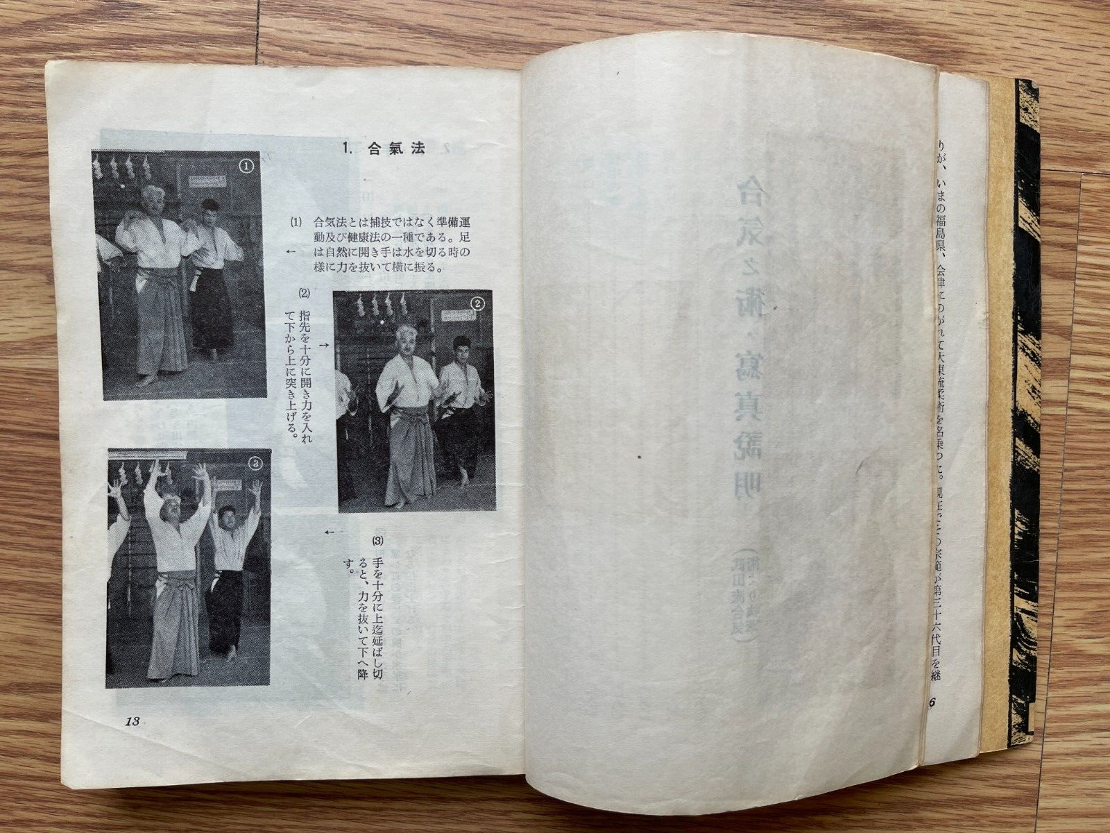 Aiki no Jutsu Book Ichiro Tateyama Daito Ryu Aikijujutsu Book Martial ...