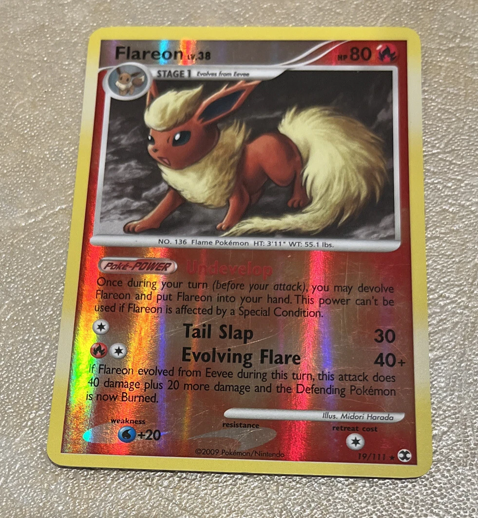 Shiny Flareon Card