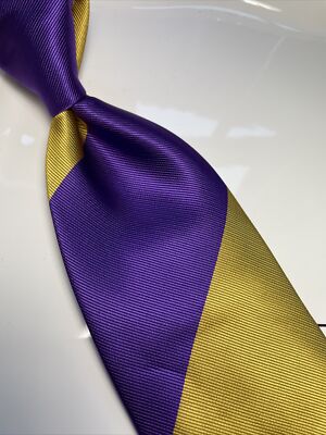NWT VERSE 9 MULTI COLOR STRIPED STYLE PRINT SILK DESIGNS NECK TIE ...