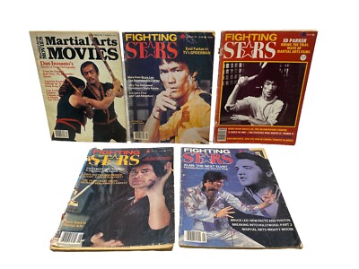 Vintage Fighting Stars Ninja Magazine Lot Of 5 Issues From 1978-80’s ...