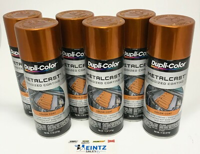 Dupli-Color MC205-6 PACK MetalCast Orange Copper Anodized Heat ...