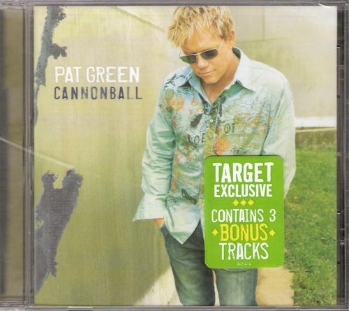 Pat Green CD Titled Cannonball Target Limited Edition 3 Bonus Tracks ...