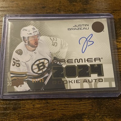 2024-25 Upper Deck Premier Justin Brazeau Rookie Jersey Auto #/99 | eBay