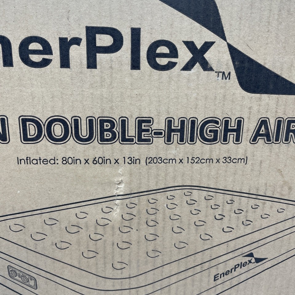 EnerPlex Air Mattress with Built-in Pump Queen Double Height Inflatable ...