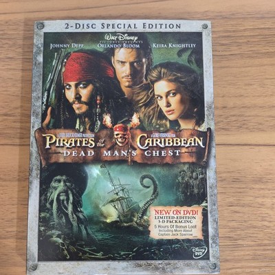 Pirates Of The Caribbean Dead Mans Chest 2006 DVD Johnny Depp Bloom Pre ...