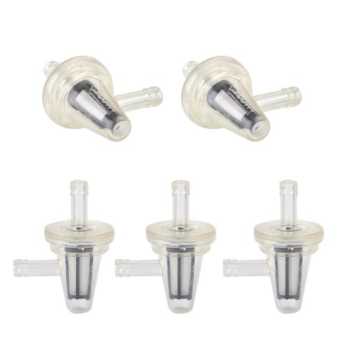 5pcs 90 Degree Right Angle Gas Fuel Filter Fit for Motorcycle 1/4" 6mm ...