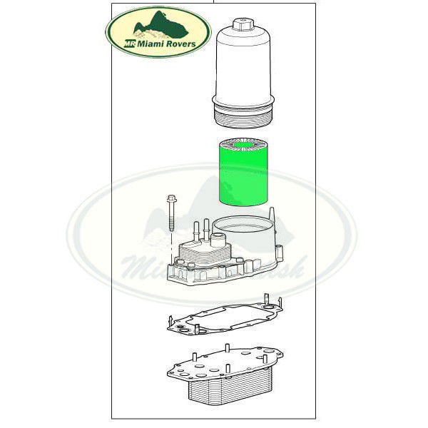 LAND ROVER OIL FILTER LR3 LR4 RANGE SPORT 06-09 DIESEL 1311289 AM4x4 | eBay