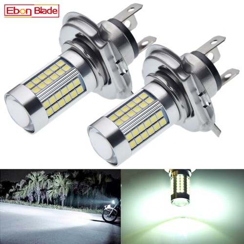 2 x H4 6V LED Headlight Globe Hi/Low Beam 6000K Motorcycle Motorbike ...