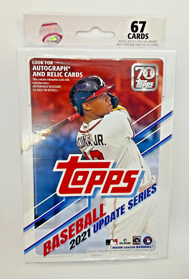 2021 Topps Baseball Update Series Hanger Box, Factory Sealed, 67 Cards ...