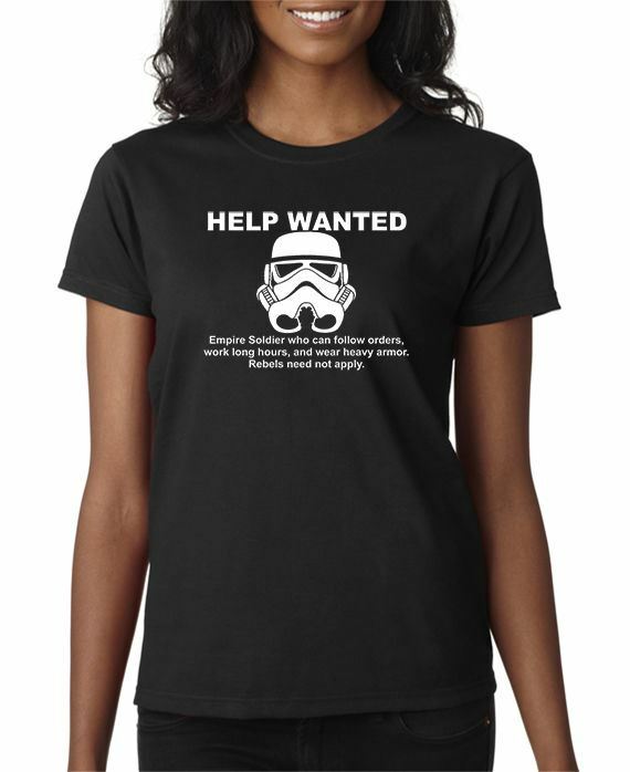 Empire Help Wanted T-shirt Star Wars 5 Colors S-3XL | eBay
