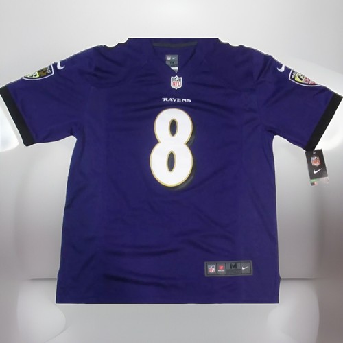 Baltimore Ravens #8 Lamar Jackson Youth Size Med Purple Jersey Stitched ...