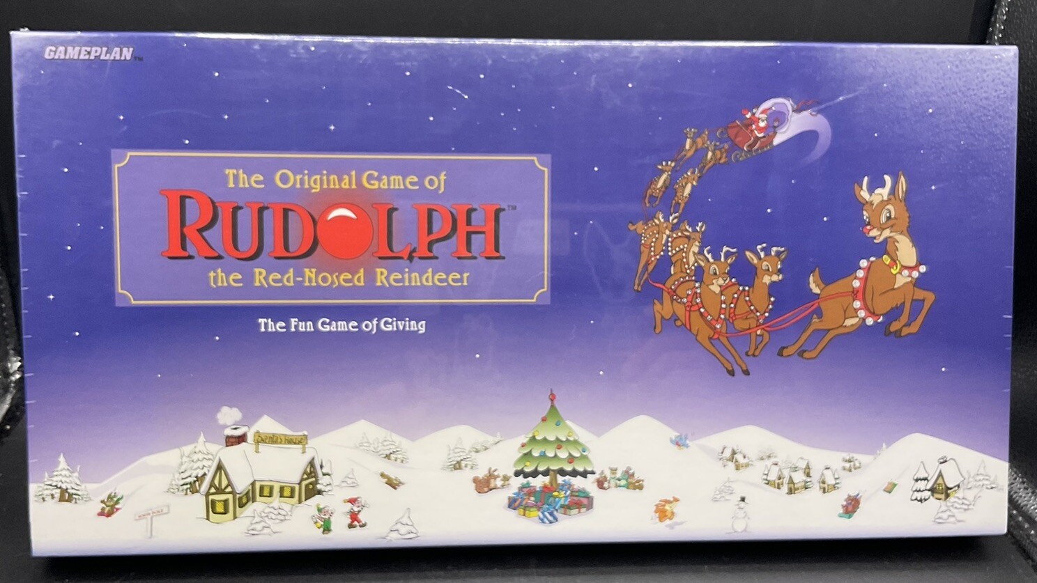 THE ORIGINAL Board GAME OF RUDOLPH THE RED-NOSED REINDEER GAMEPLAN 1995 ...