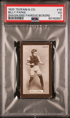 1925 Teofani & CO. #10 Billy Papke PSA 3 **Magnums Famous Boxers** | eBay